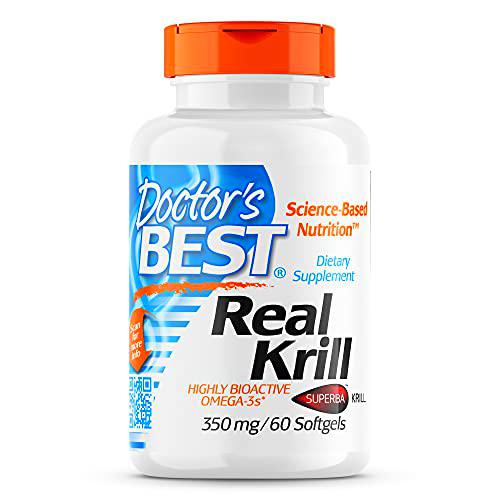 Doctor's Best Krill Real, 350 Mg - 60 Cápsulas Blandas 60 Unidades 60 g ...